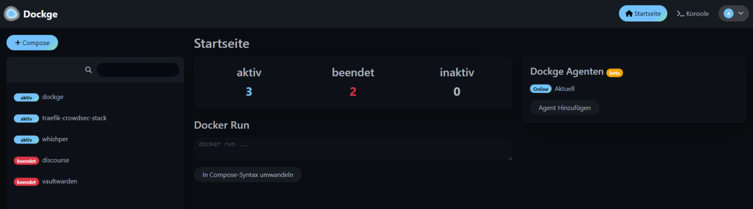 Dockge – mit Docker Compose und Traefik installieren | goNeuland